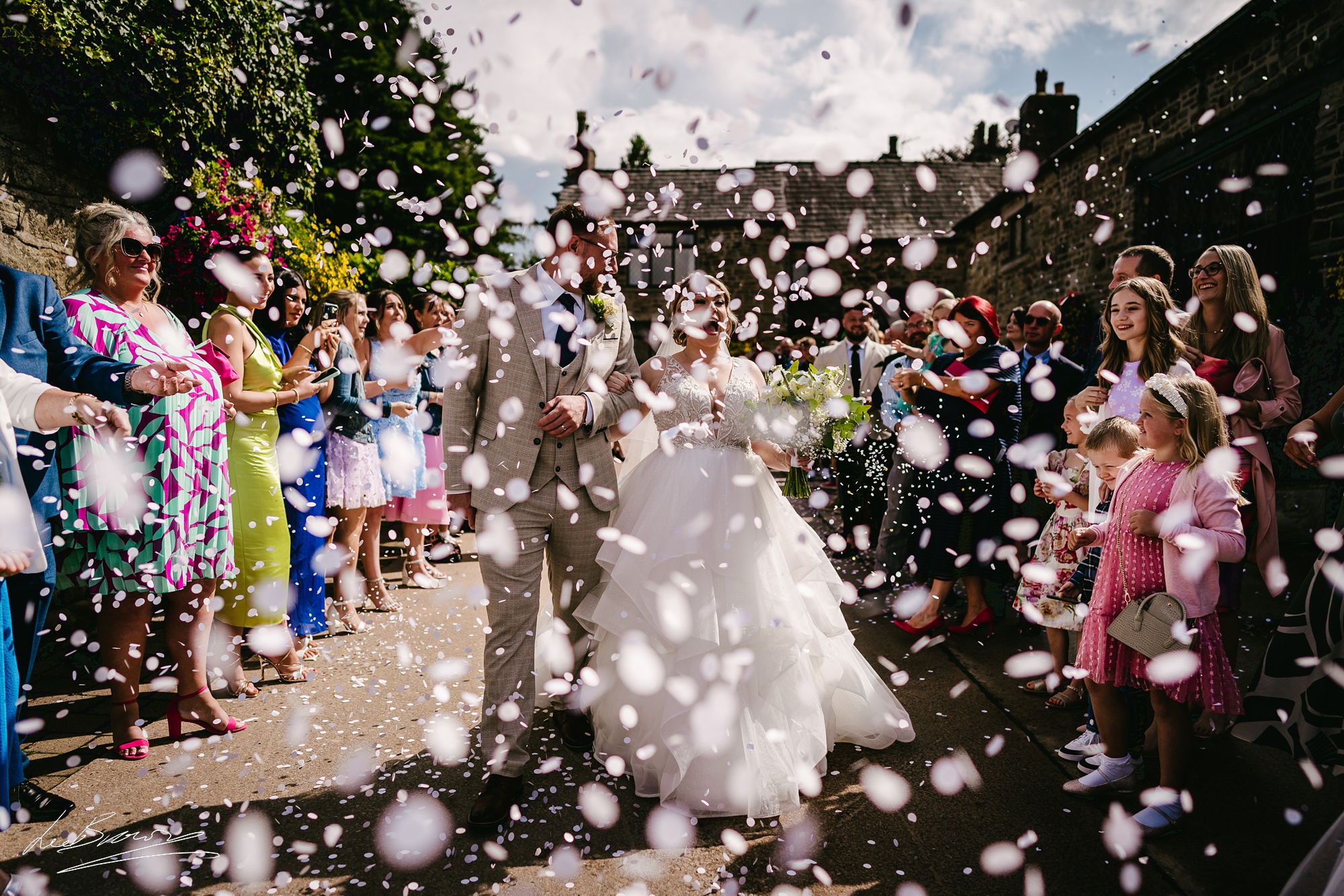 A Guide To Wedding Confetti | Lee Brown Photography